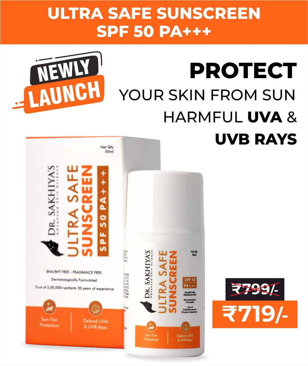 Ultra Safe SPF 50 Sunscreen - Dr. Sakhiya's