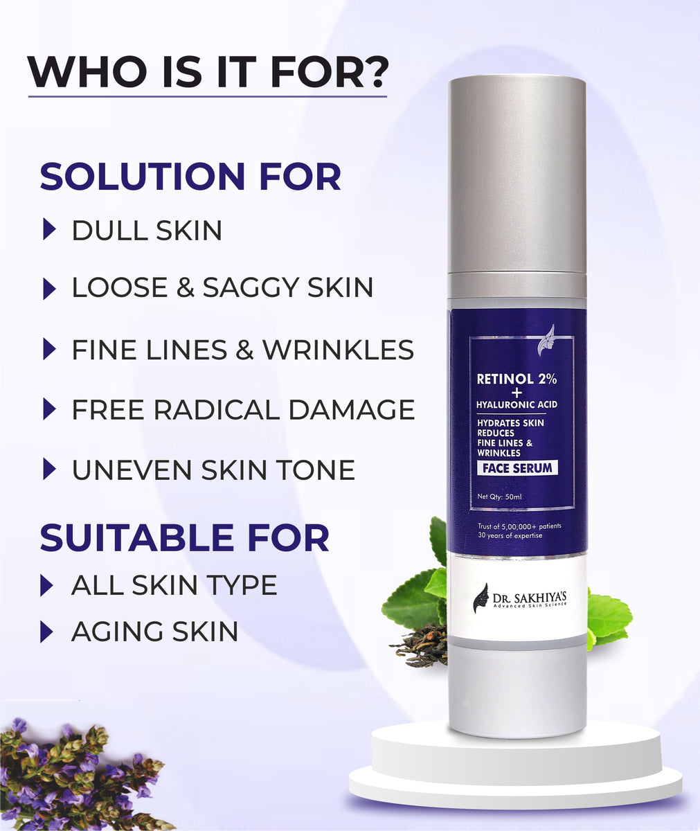 Retinol Anti Aging Serum | Dr. Sakhiyas